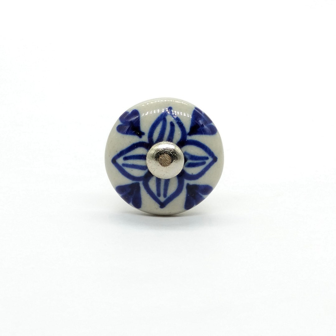 Ceramic Cabinet Knobs / Kitchen Drawer Pulls / Small Size 1 Inch Knob ...