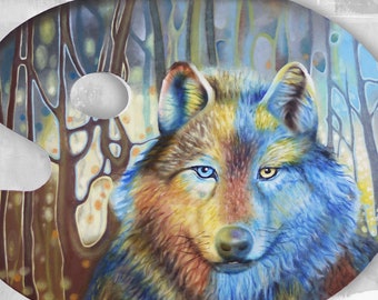 Surreal Wolf Art - Etsy