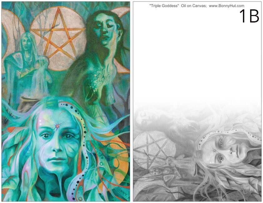 A5 Pagan Postcards, Inspirational Art, Small New Age Prints, - Etsy ...