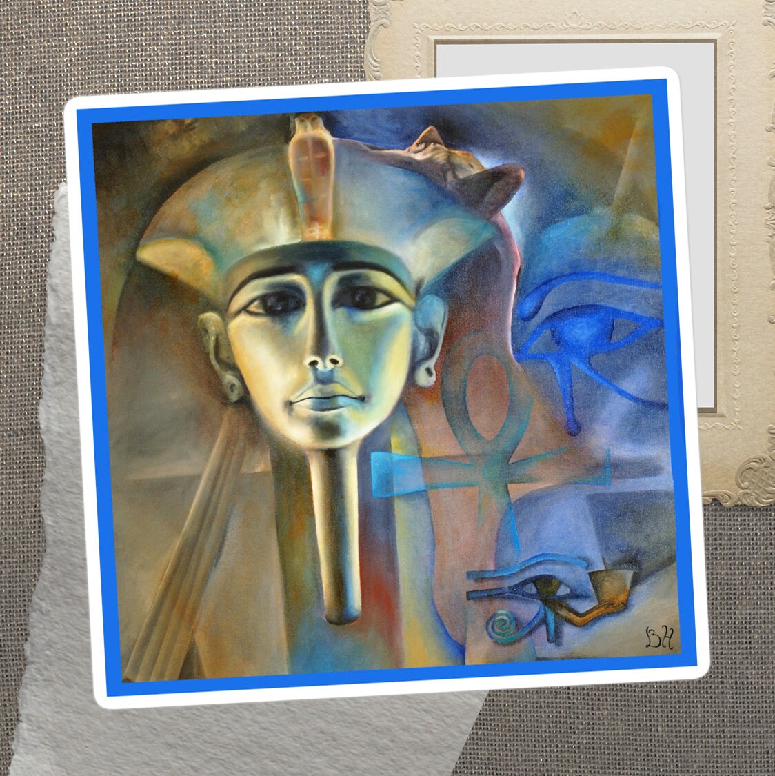 Egyptian Sticker Tutankhamun Osiris Ancient Egypt Egyptian - Etsy