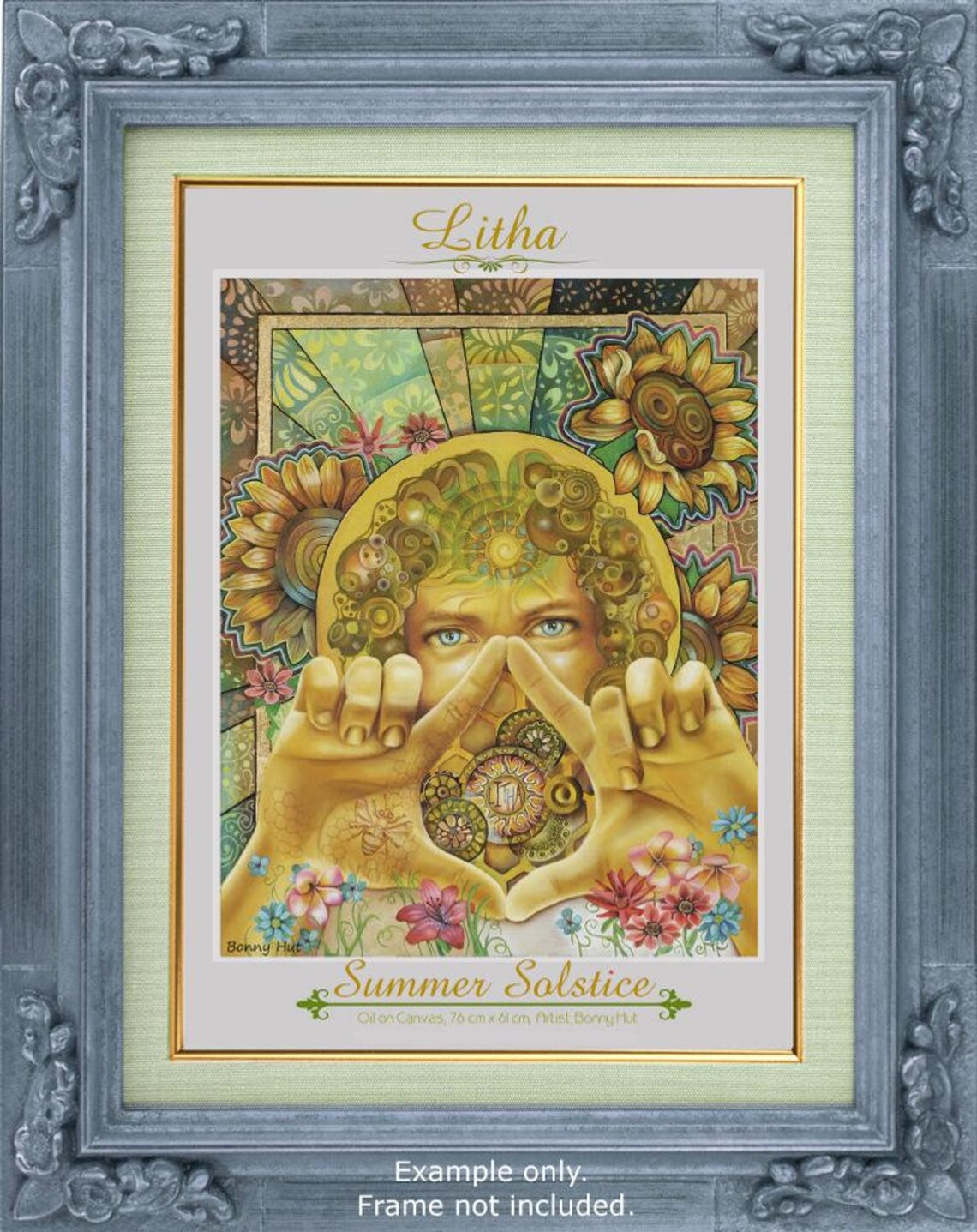 Litha Summer Solstice Magical Art Boho Wall Art Pagan - Etsy Australia