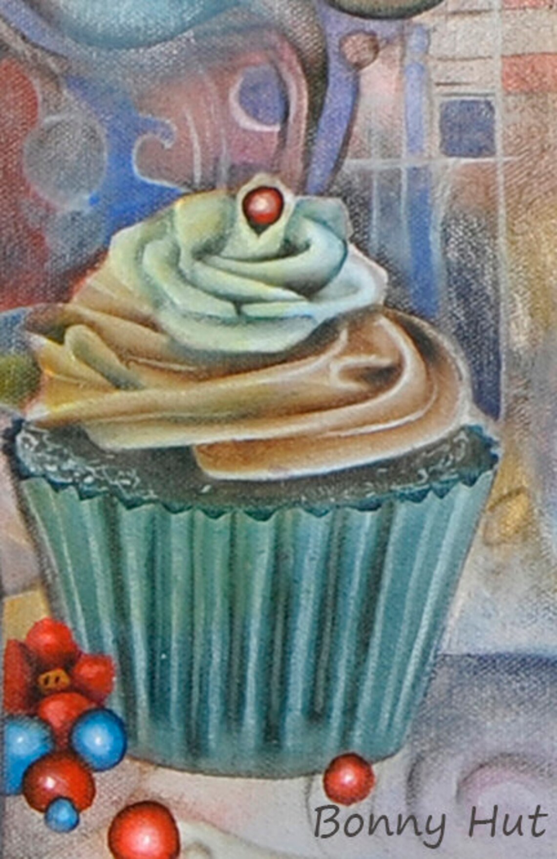 Mad Hatter Art Down the Rabbit Hole Giclée Wall Art Print - Etsy Australia