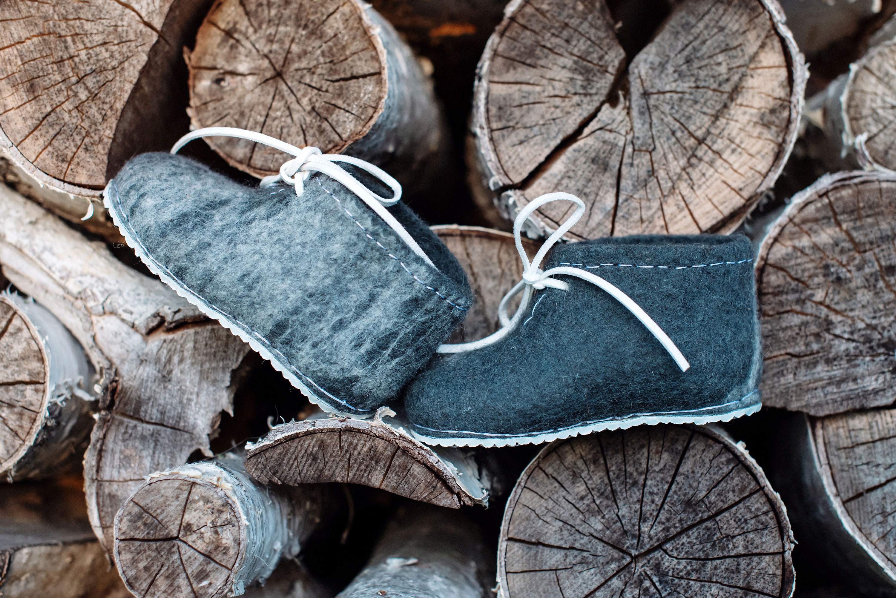 Felted Wool Slippers for Kids, Wool Baby Slippers, Handmade Slippers ...