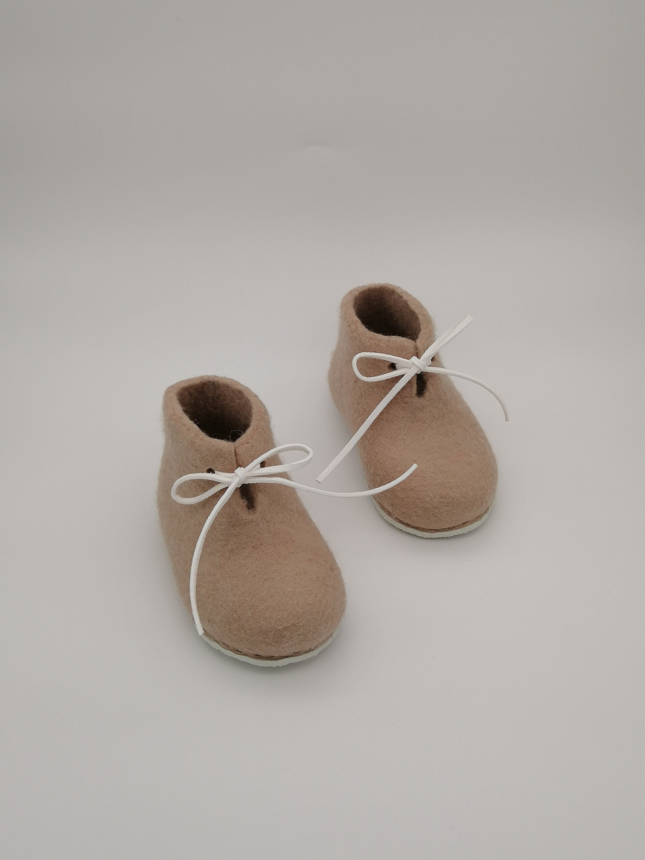 Felted Wool Slippers for Kids, Wool Baby Slippers, Warm Slippers ...