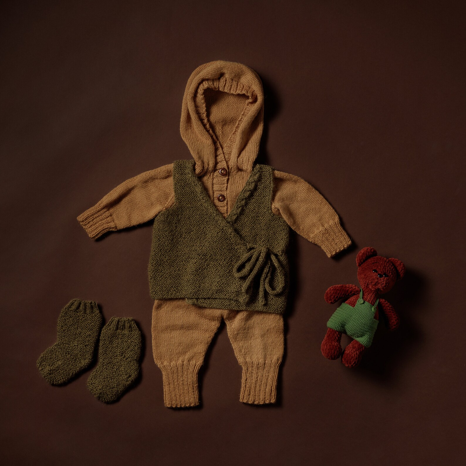 Knitted Romper Baby, Wool Coveralls for Toddler, Knit Baby Clothes ...