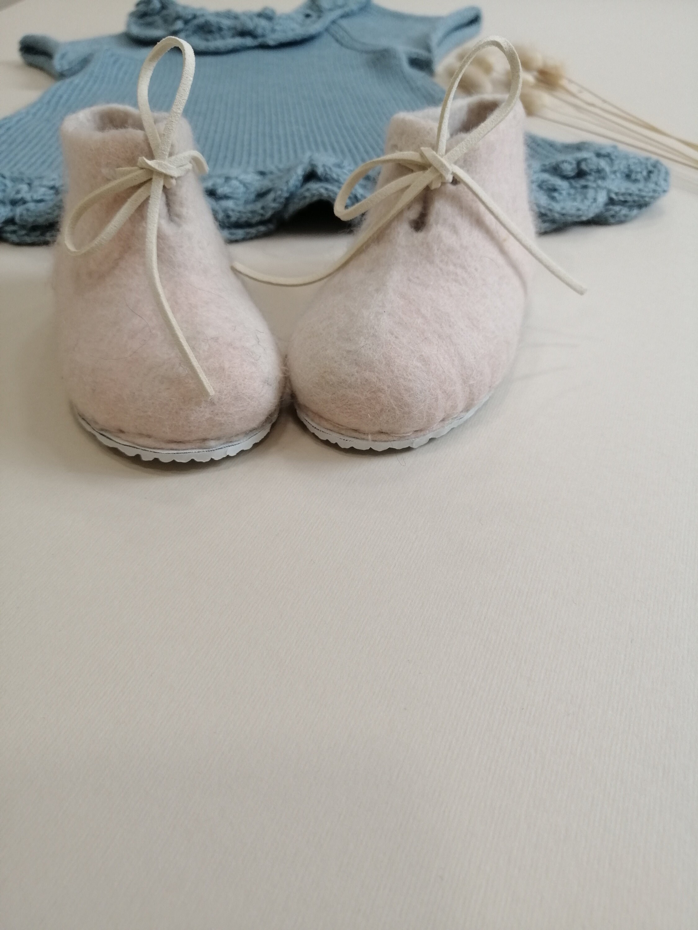 Felted Wool Slippers for Kids, Wool Baby Slippers, Handmade Slippers ...