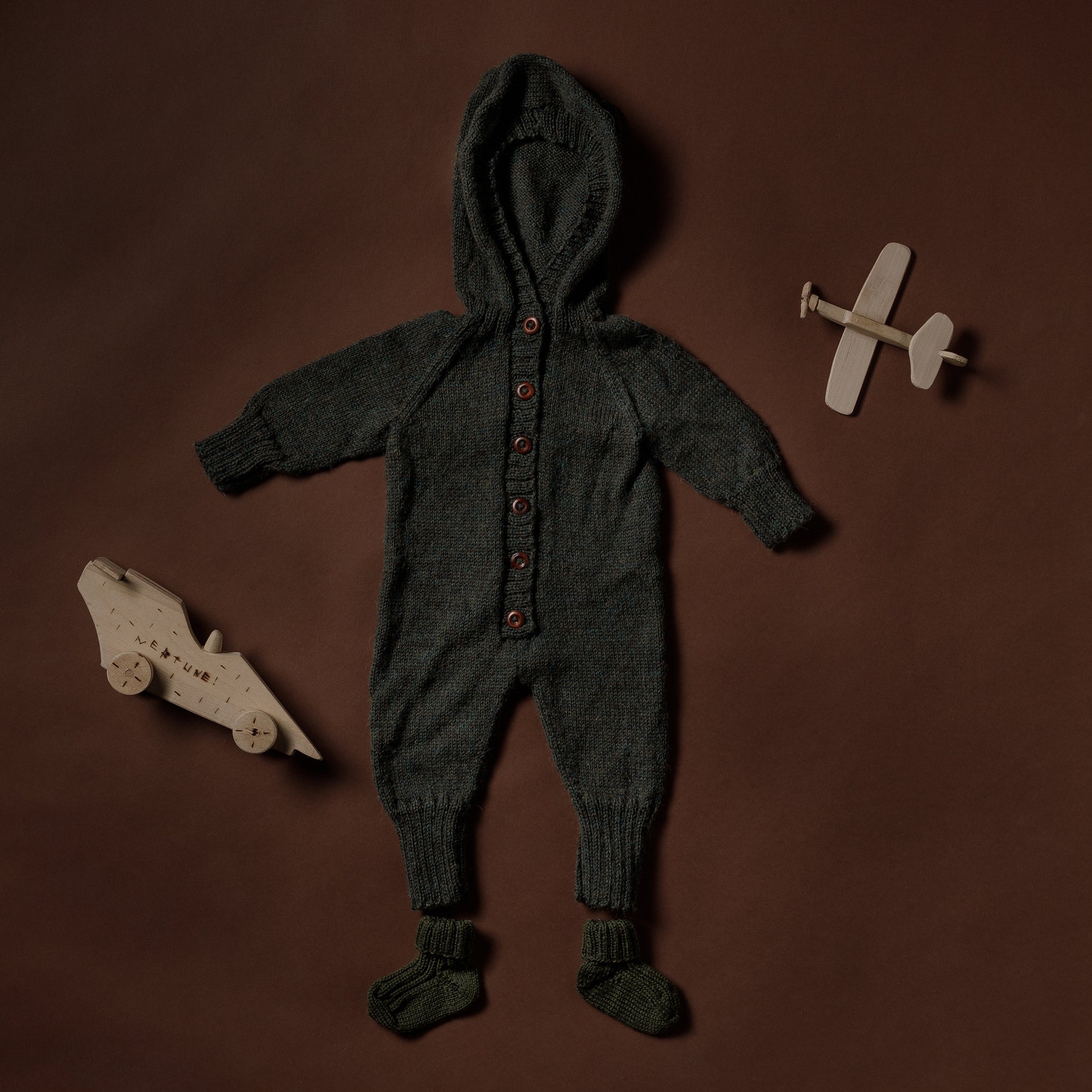 Knitted Romper Baby, Wool Coveralls for Toddler, Knit Baby Clothes ...