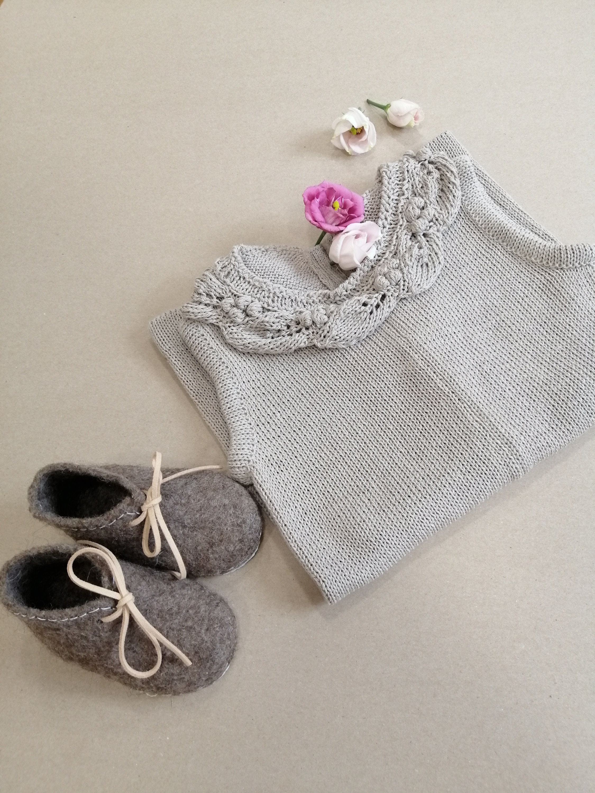 Felted Wool Slippers for Kids, Wool Baby Slippers, Handmade Slippers ...