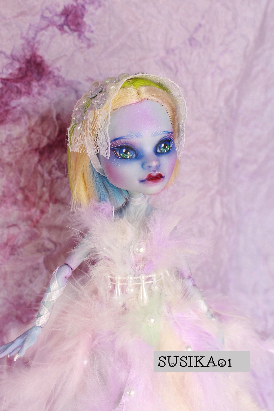 Special Offer Swan Bird Ballet Odette Art Doll Custom OOAK Doll Repaint ...