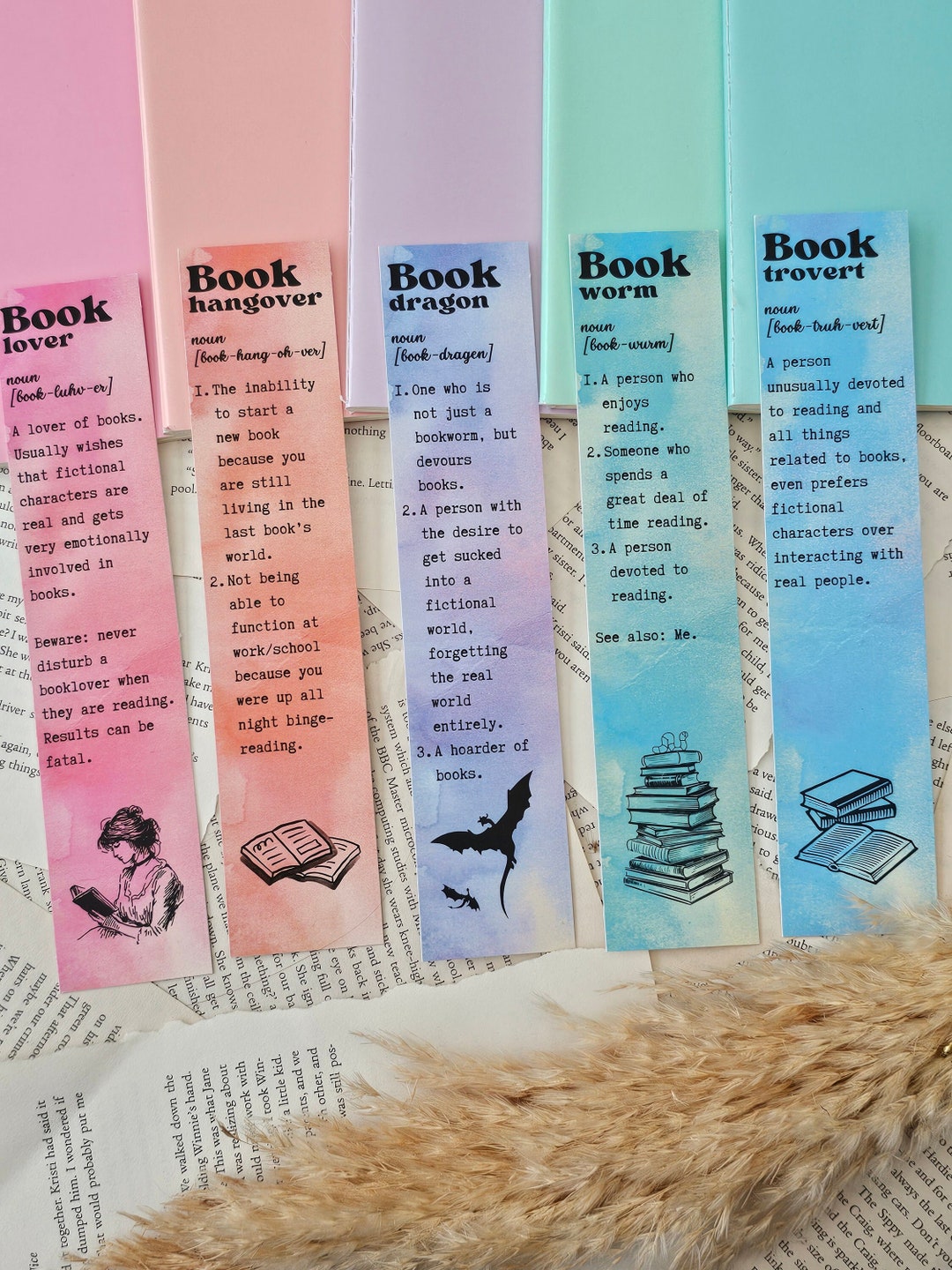 Bookish Dictionary Bookmark Bundle || Bookish || Dictionary || Bookmark ...