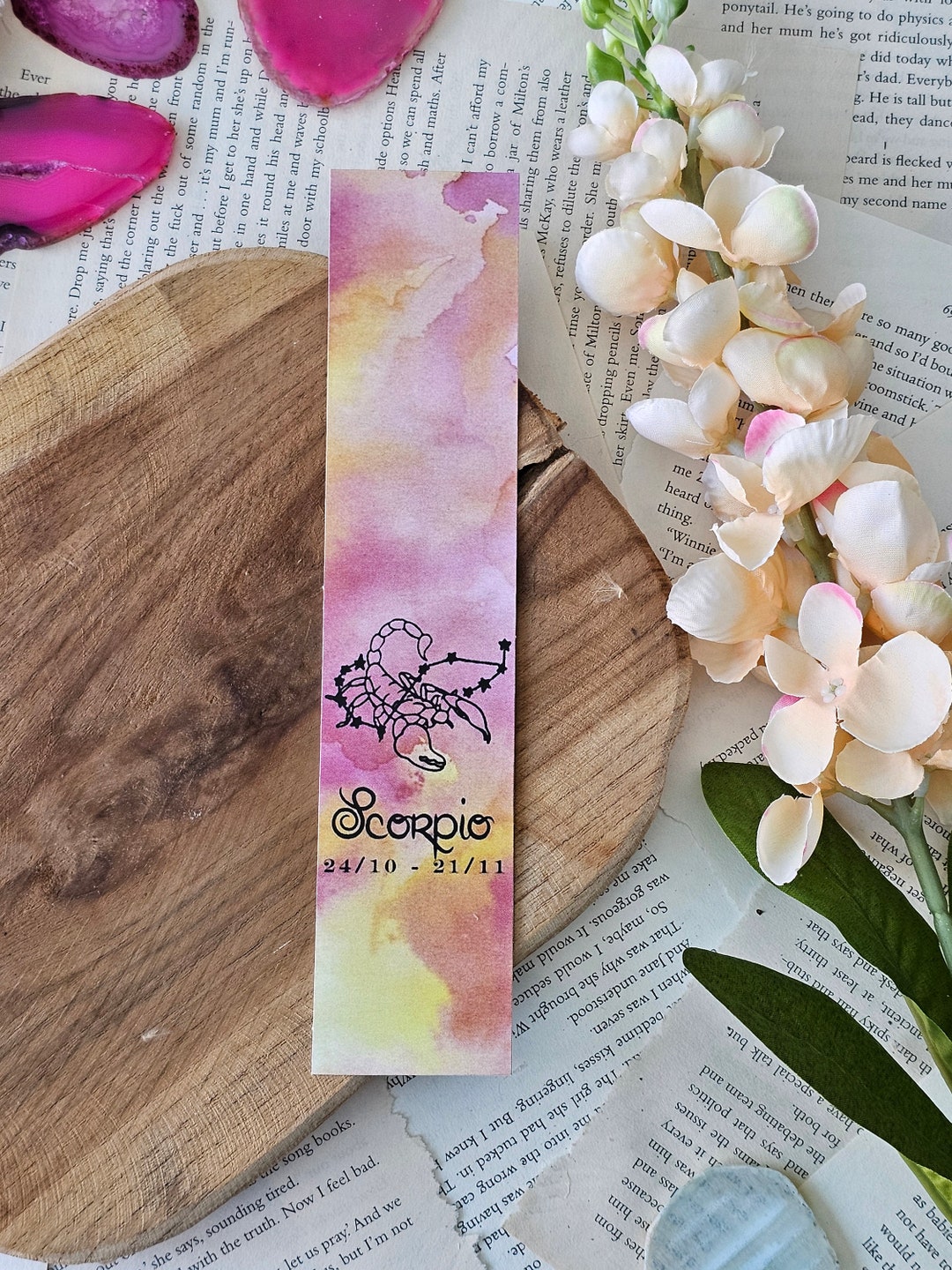 Scorpio || Scorpio || Bookmark || Zodiac || Star Sign || Bookmarker ...