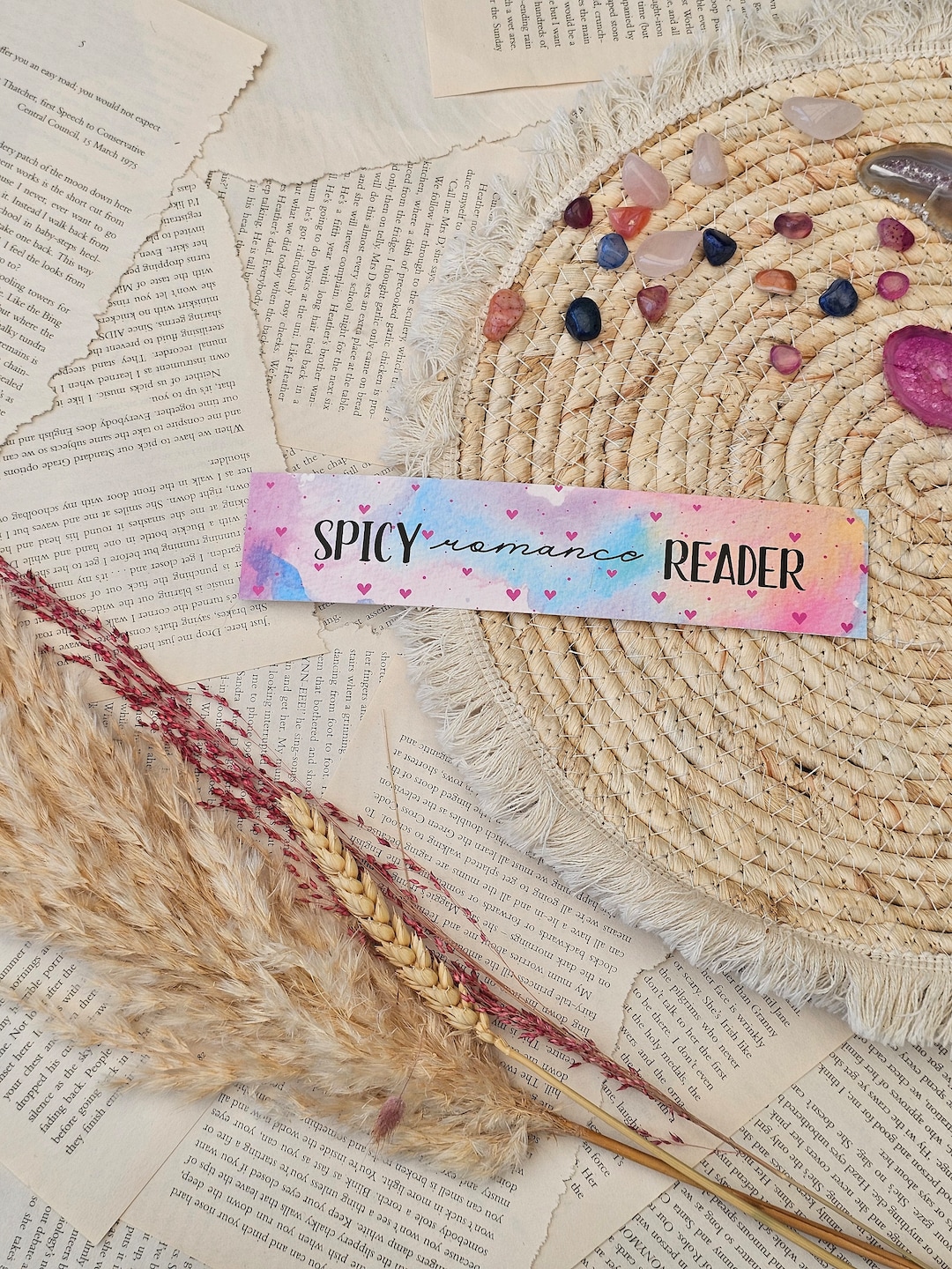 Spicy Romance Reader Spicy Smut Smutty Bookmark - Etsy