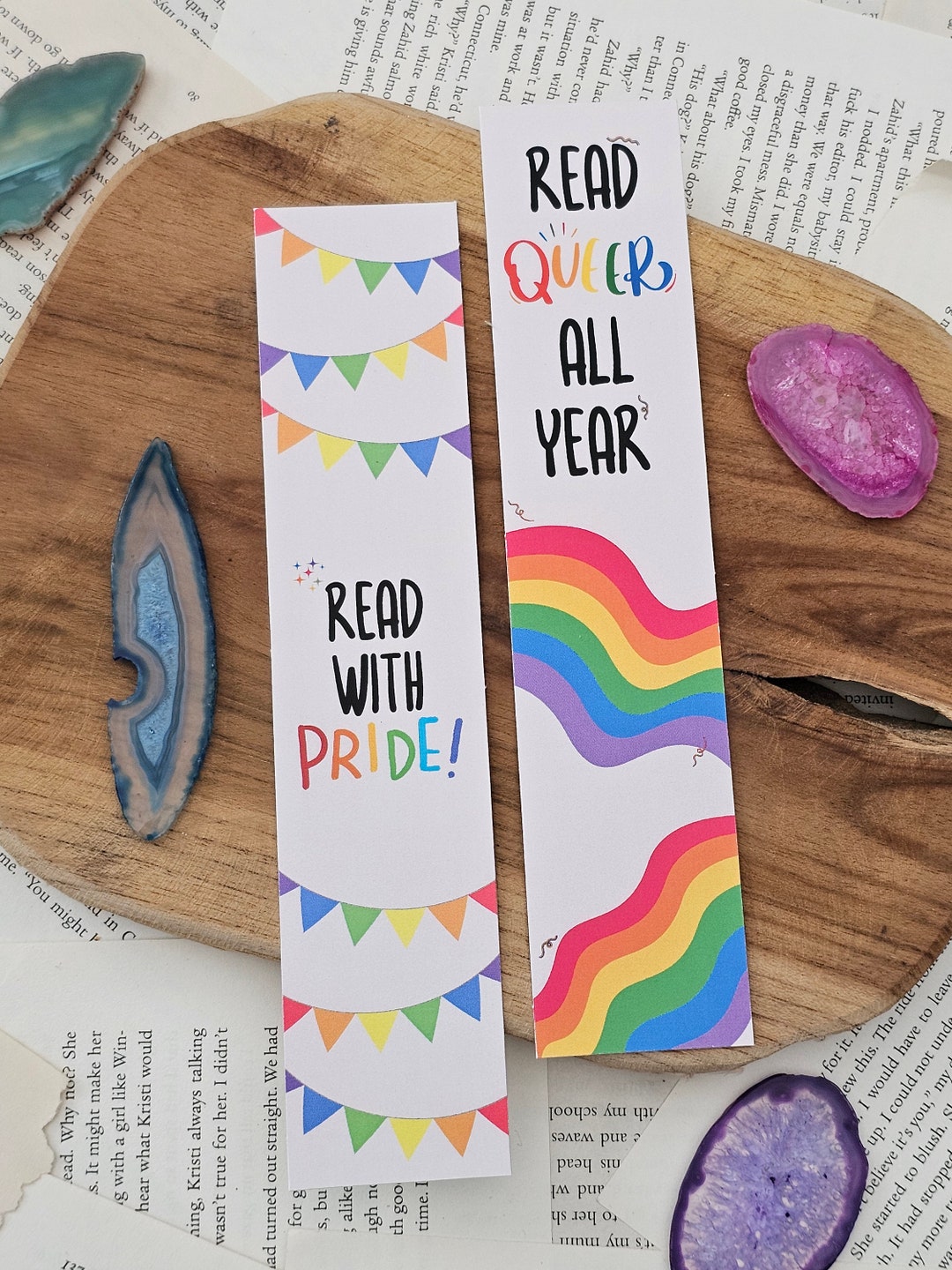 Pride Bundle|| LGBTQ+ || Queer || Pride Flag || Watercolor || Bookish ...