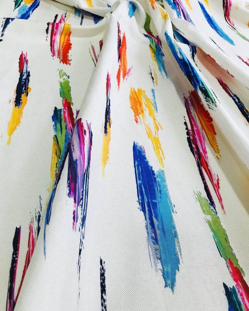 Print Linen Curtain Fabric - Etsy