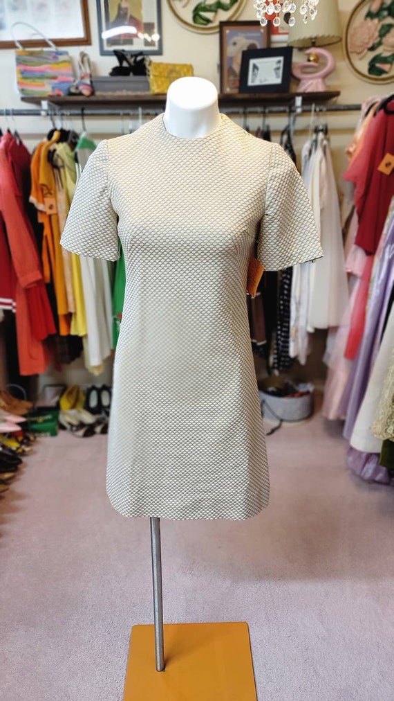 Vintage 60s dress beige - Gem