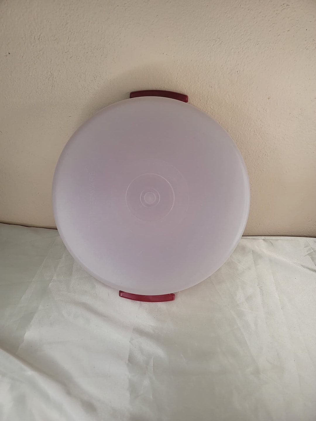 Vintage Red Tupperware Pie or Cake Carrier - Etsy