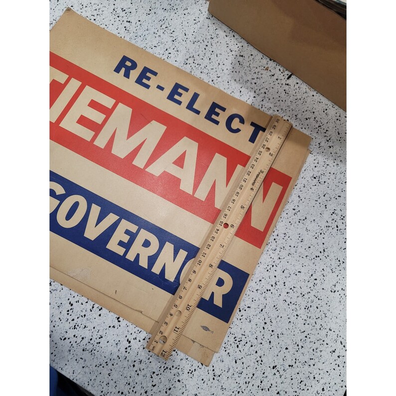 1976 Tiemann for Governor Posters by Allied Printing Omaha - Etsy