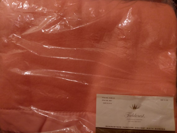 Vintage New Fieldcrest Field Crest Blanket Cortney Courtney | Etsy