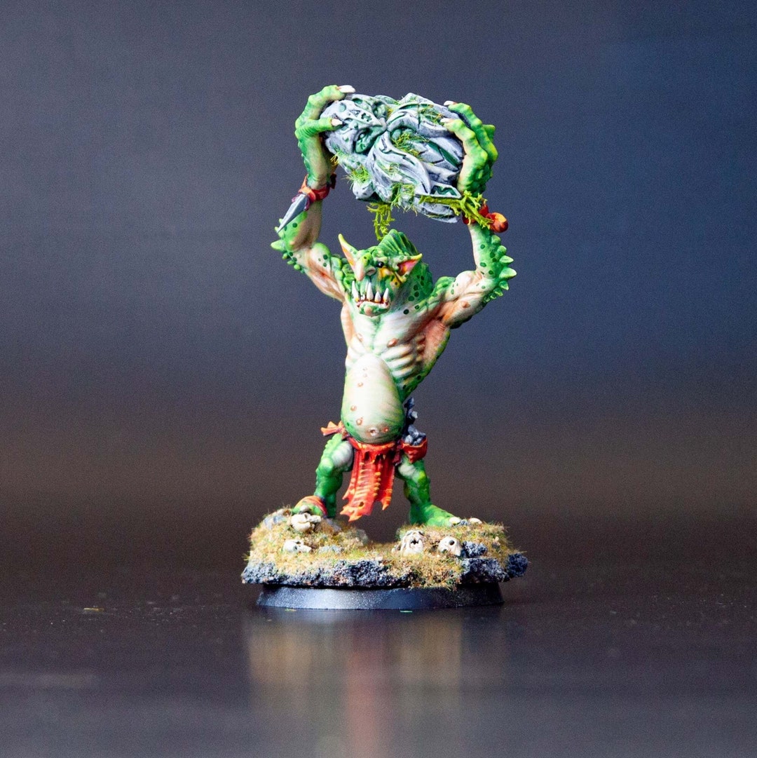 Rockgut Troggoth Painted Miniature Set - Warhammer D&D - Etsy