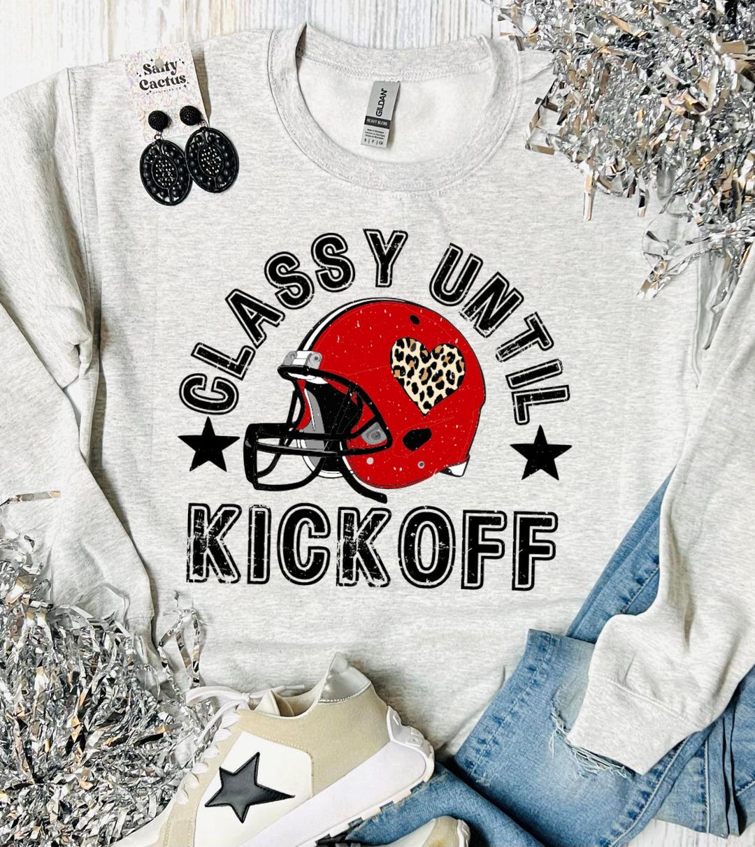 Classy Until Kickoff Sweatshirt, Football Sweatshirt - Etsy