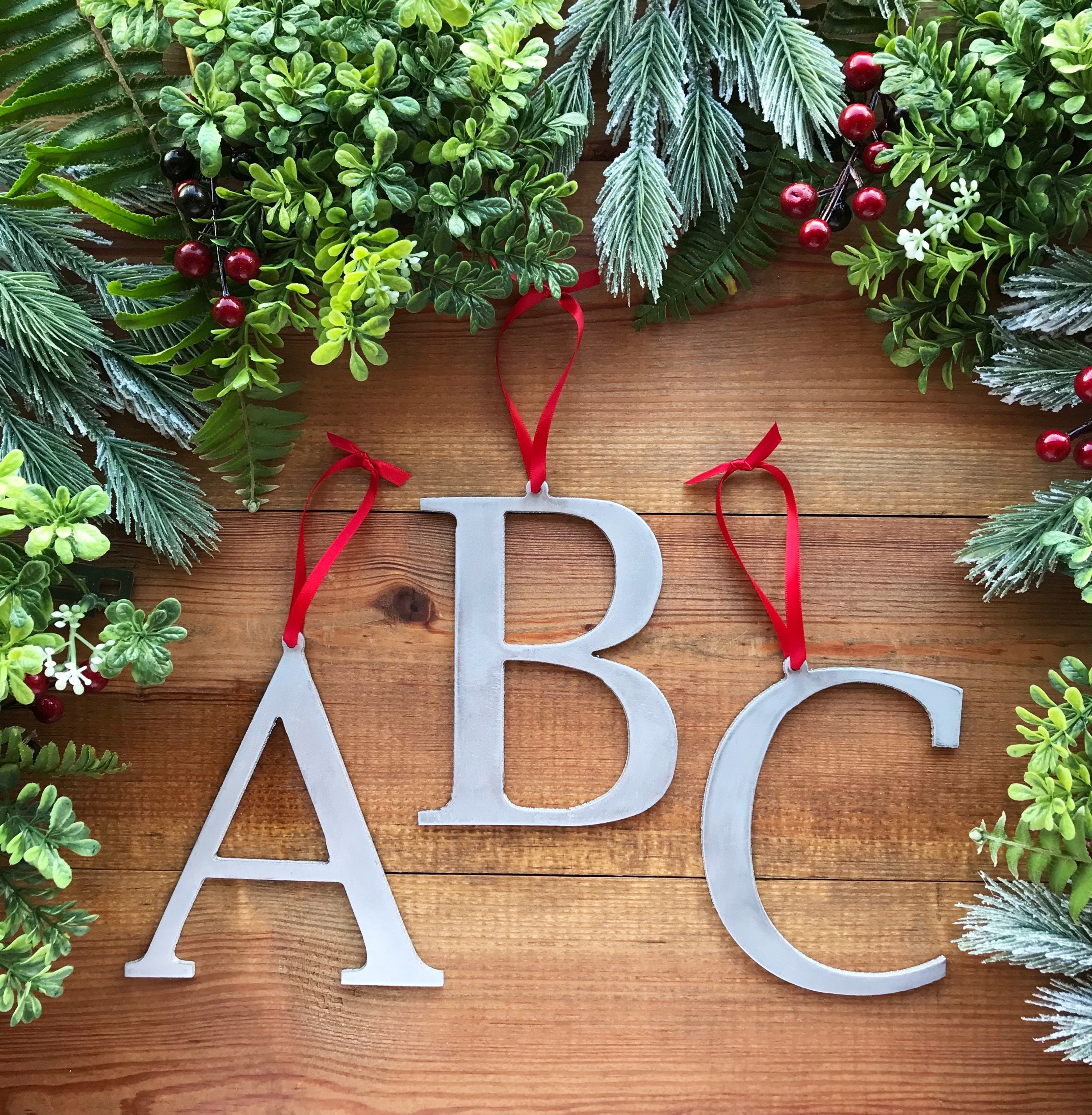 Letters Alphabet Christmas Tree