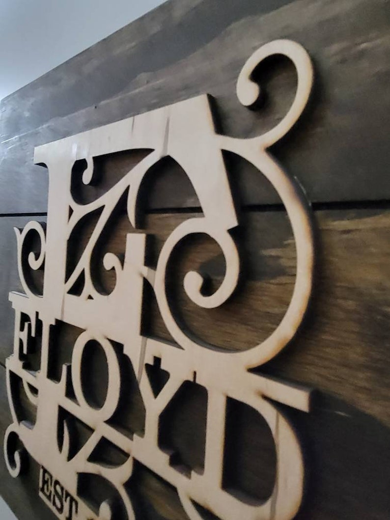 Slide-up Cabinet Key Holder Hidden Storage Family Name - Etsy