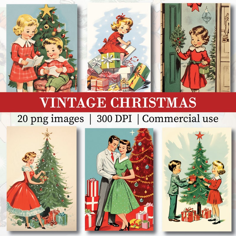 50s Christmas - Etsy