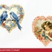 Vintage Valentine's Day Clipart PNG, Victorian Valentine Hearts Old ...