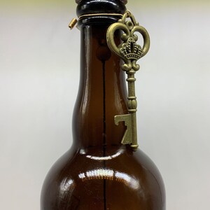 Unibroue “terrible” Beer Bottle Wind Chime, Pretzel Dongle, Hand Made ...