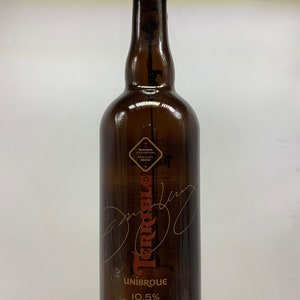 Unibroue “terrible” Beer Bottle Wind Chime, Pretzel Dongle, Hand Made ...