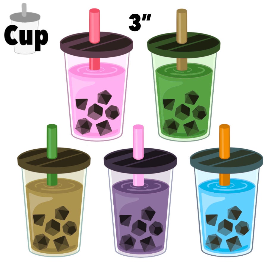 Boba Dice Sticker - Etsy