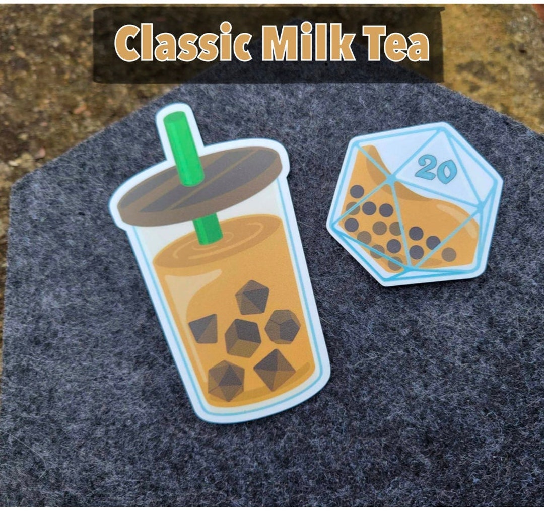 Boba Dice Sticker - Etsy