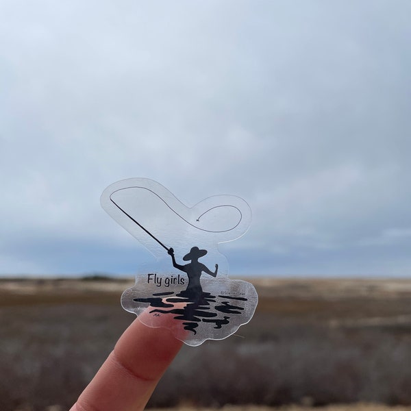 Fly Fishing Sticker - Etsy