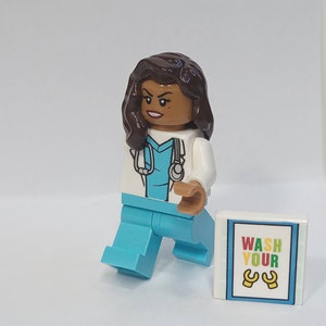 RN Medical Minifigure Nurse Minifig With Wash Your Hands - Etsy