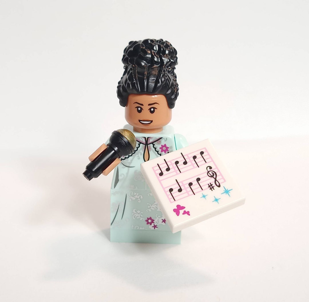 Classical Singer Minifigure With Sheet Music & Mic - Etsy