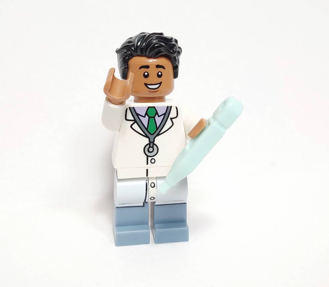 Doctor Minifigure Medical Nurse With Thermometer - Etsy