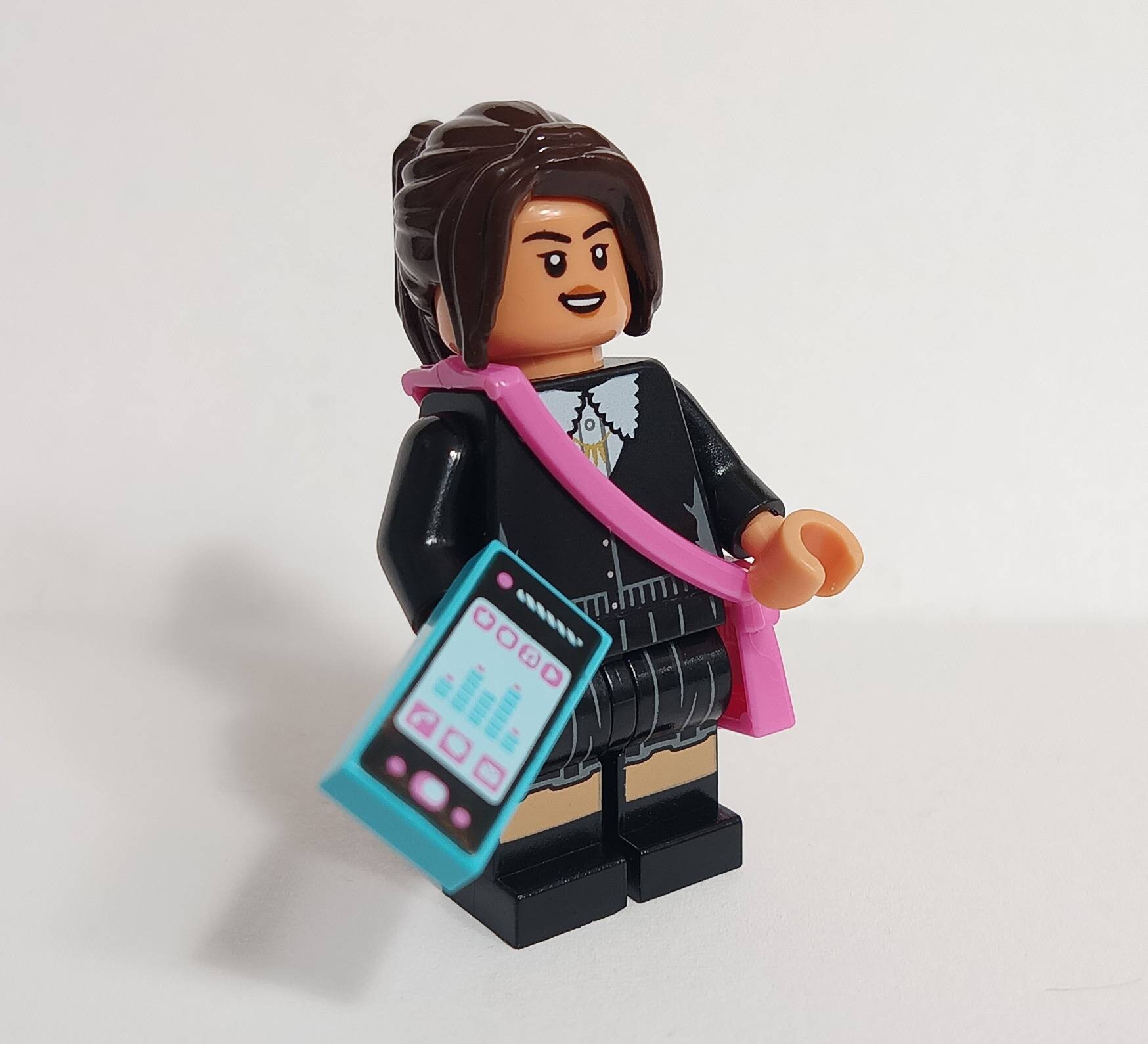 Schoolgirl Minifigure Student Minifig With Crossbody Bag & - Etsy