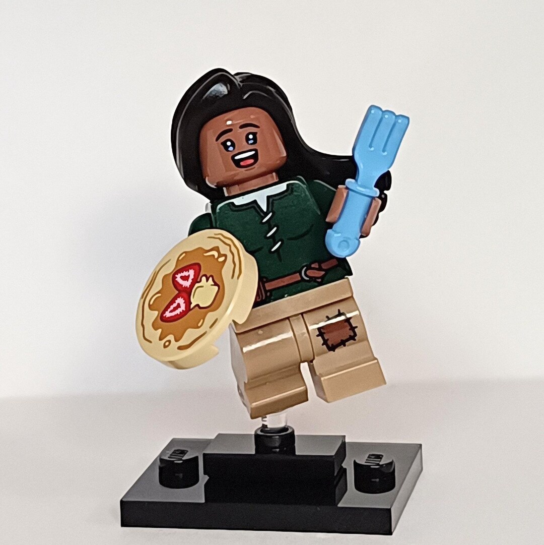 Gliding Healer Thief Minifigure With Shard Fork and Pancakes - Etsy