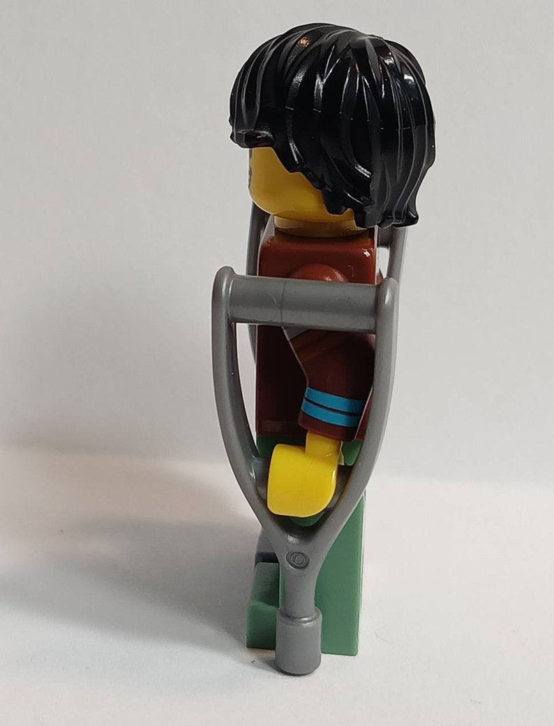 Minifig W/ Prosthetic Leg Limb Difference Minifigure With - Etsy