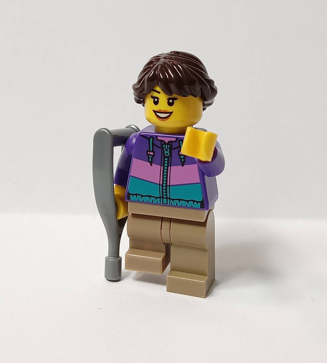 Amputee Limb Difference Minifigure With Crutch - Etsy