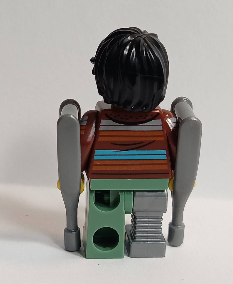 Minifig W/ Prosthetic Leg Limb Difference Minifigure With - Etsy