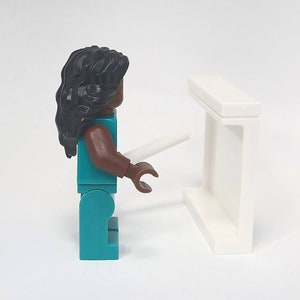 Math Teacher Minifigure Professor With Chalkboard - Etsy