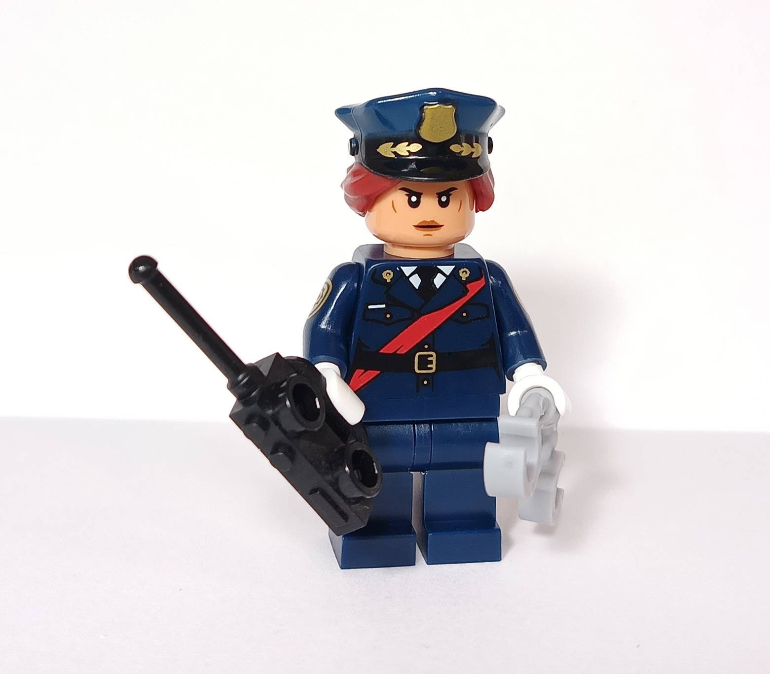 Police Officer Woman Minifigure Security Guard Minifig With | Etsy