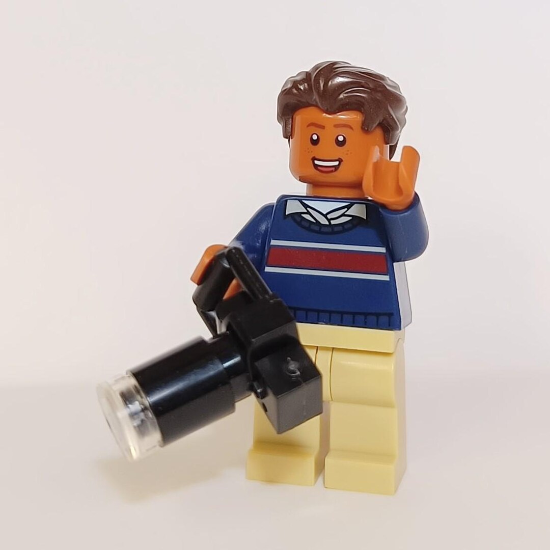 Handsome Photographer Minifigure With Camera - Etsy
