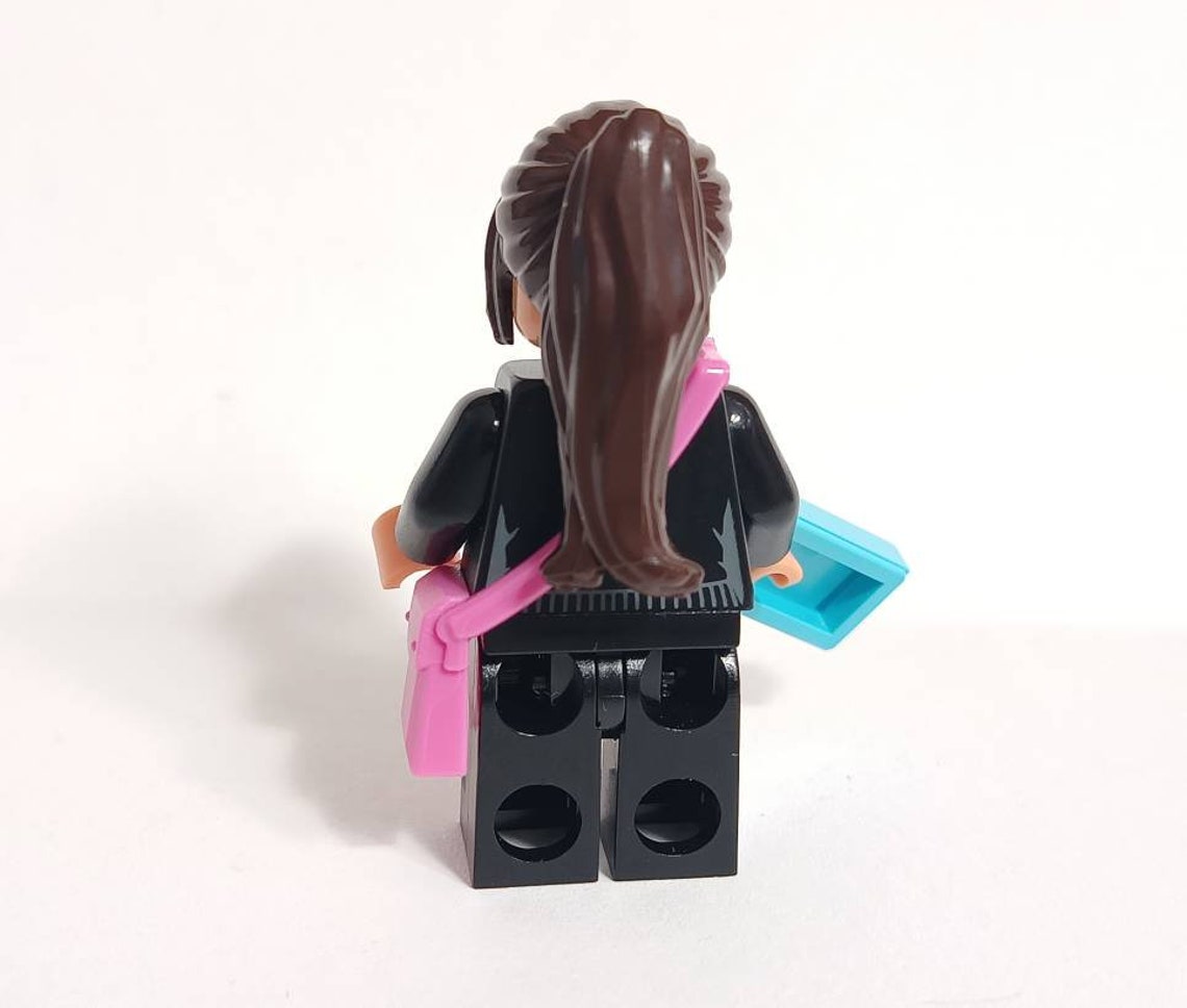 Schoolgirl Minifigure Student Minifig With Crossbody Bag & - Etsy