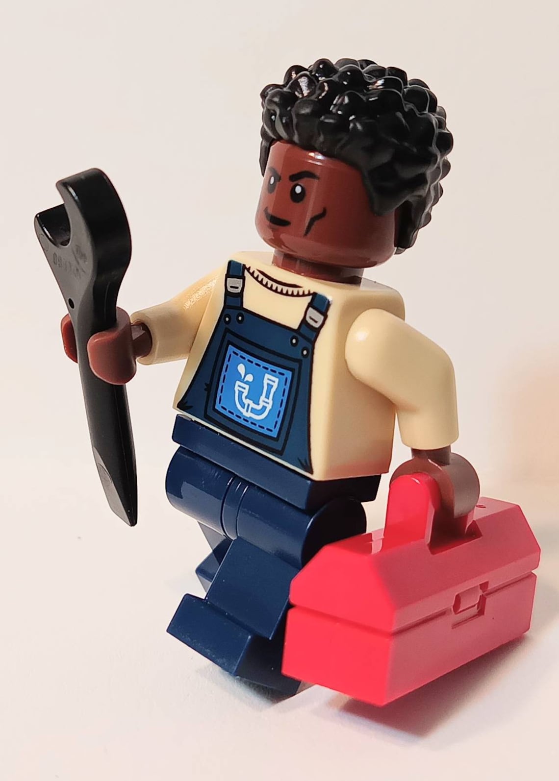 Plumber Lego Black Minifigure Custom New African American | Etsy