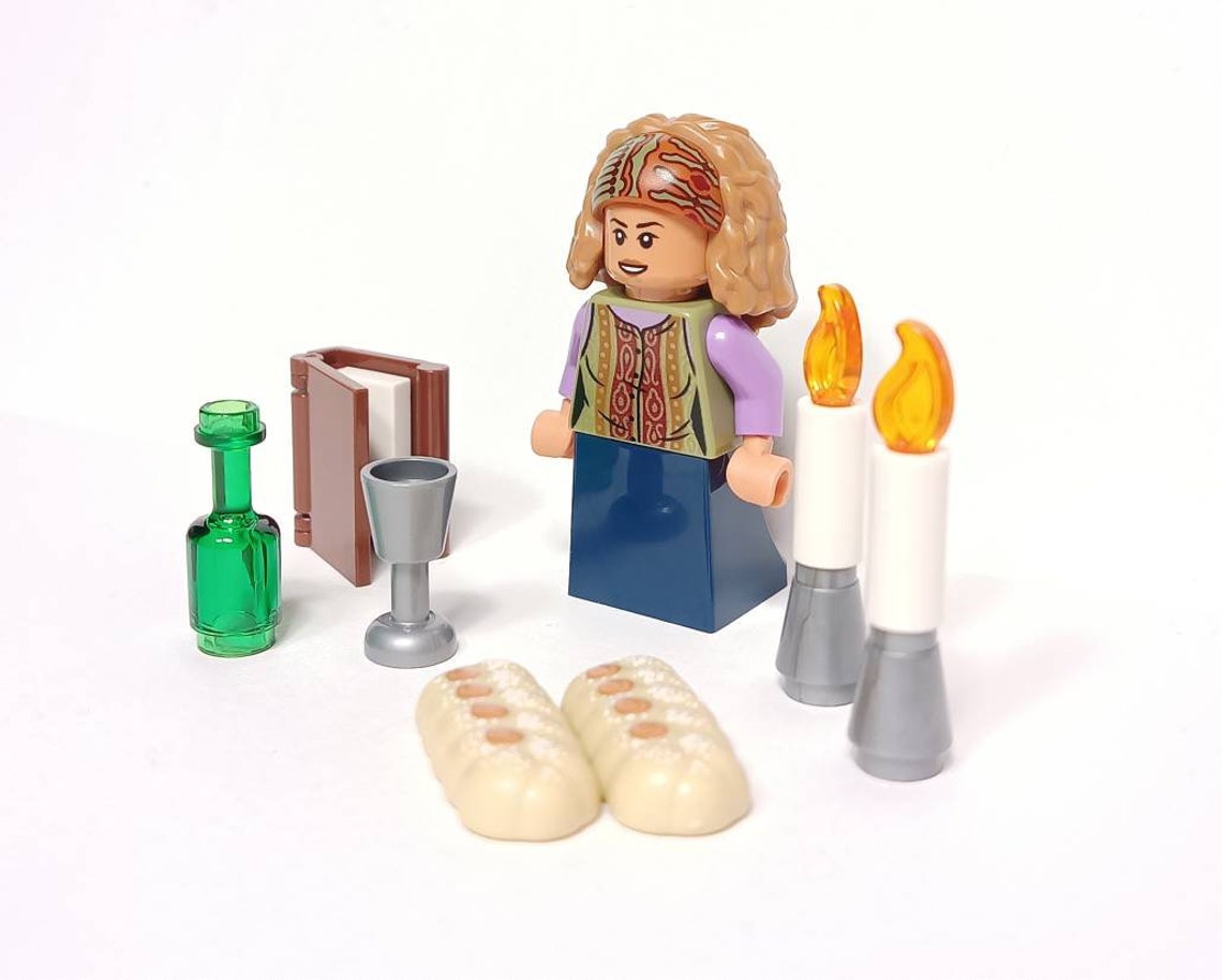 Shabbat Jewish Minifigure Set With Challah & Accessories - Etsy