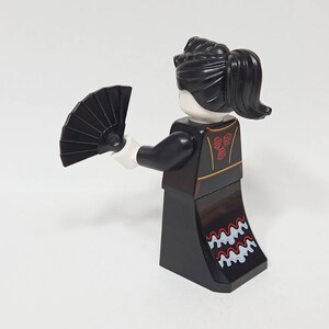Day of the Dead Minifigure With Rose & Fan - Etsy