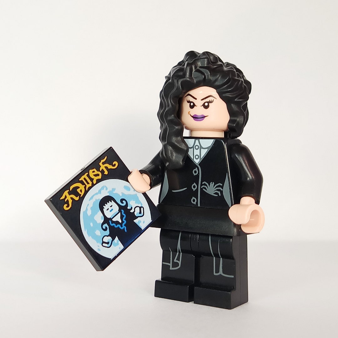 Goth Lady Minifigure Halloween Minifig With Spooky Album - Etsy