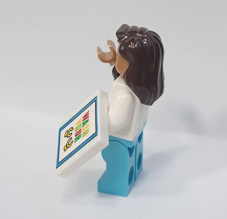 RN Medical Minifigure Nurse Minifig With Wash Your Hands - Etsy